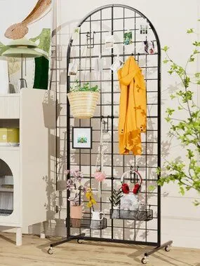Other | Grid Wall Panel 2pcs Display Stand 2 X 52 Ft Black Grid Wall ...